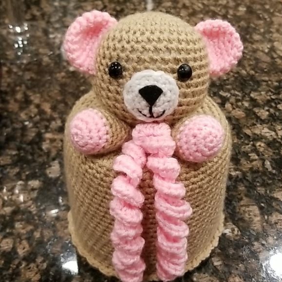 Bath | Crochet Teddy Bear Tissue Cover | Poshmark